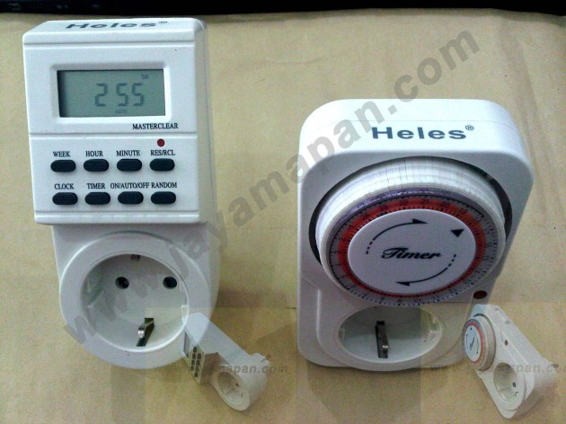 Stop Kontak Timer Digital dan Analog | TOKO LISTRIK SURABAYA